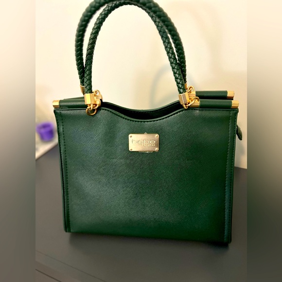 bebe | Bags | Hunteremerald Green Bebe Purse | Poshmark